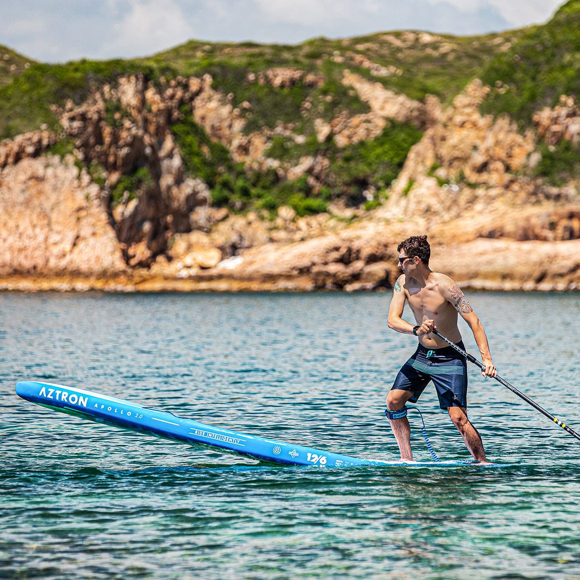 Tabla de stand-up paddle de race - APOLLO - AZTRON - de travesía / nivel principiante / para adulto