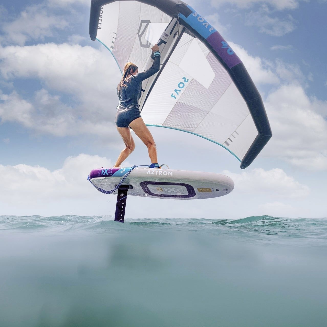 Ala wing hinchable híbrida - AFW-410 - AZTRON - allround