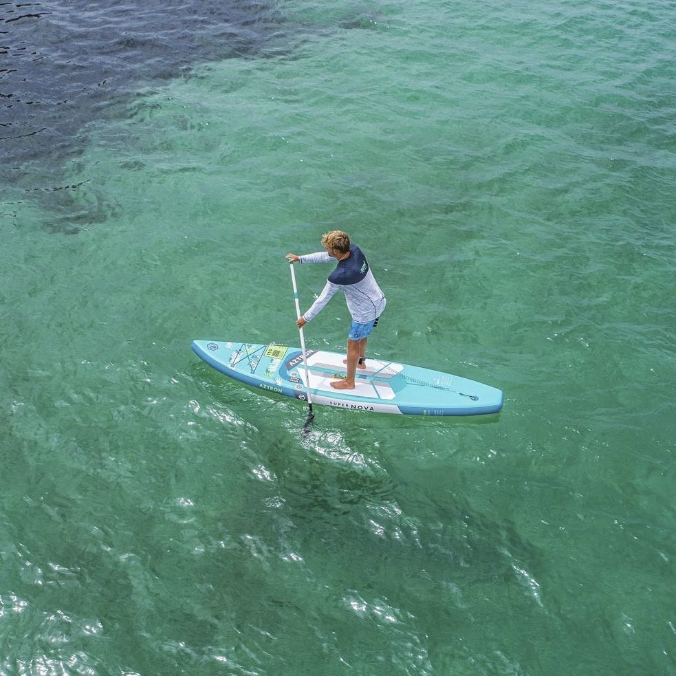 Tabla de stand-up paddle hinchable - SUPER NOVA - AZTRON - de travesía / nivel principiante ...