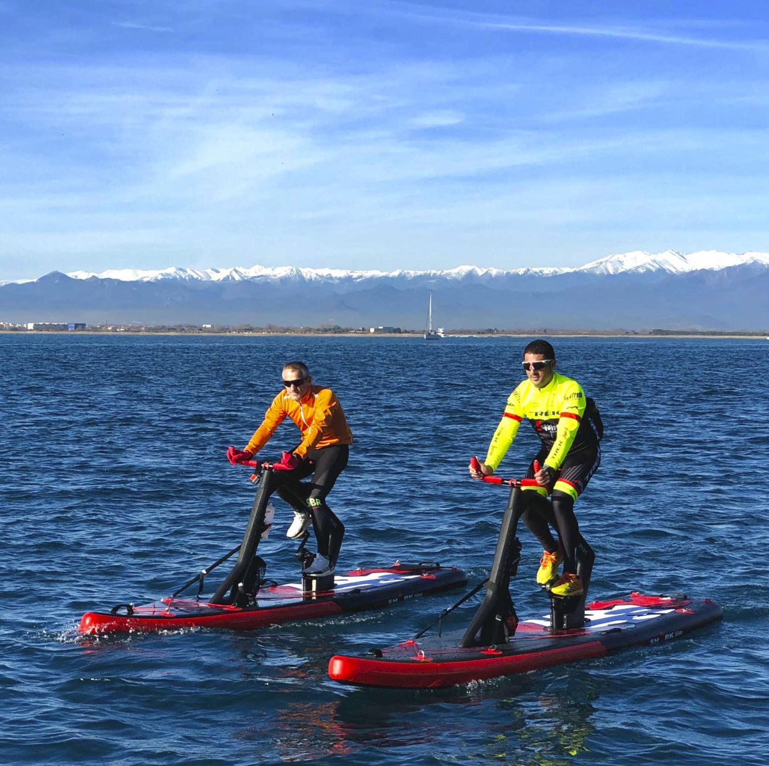 Bicicleta acuática 1 persona - Fitness - redsharkbikes - hinchable