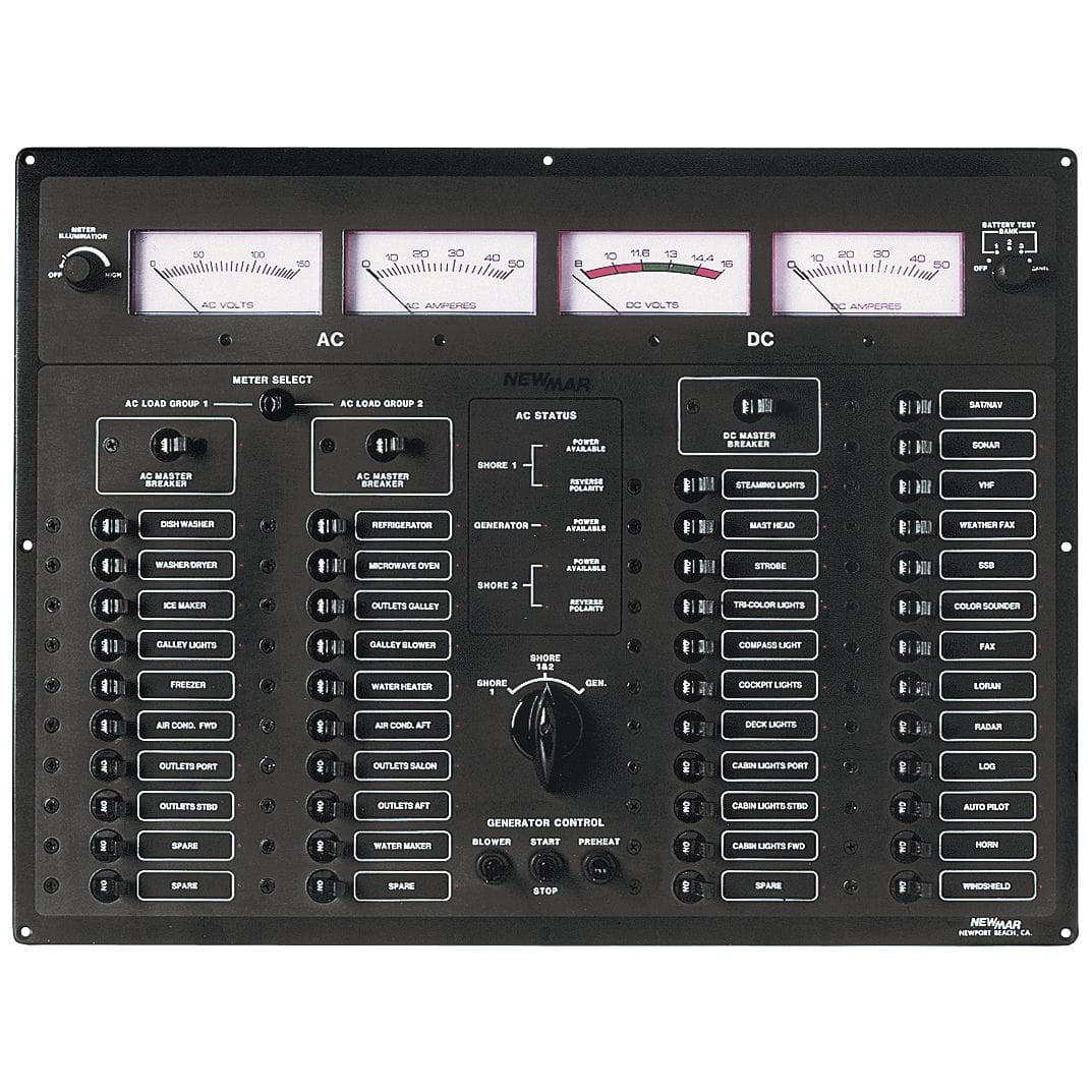 Panel de mando para barco - ES-5 - NewMar - para circuito eléctrico