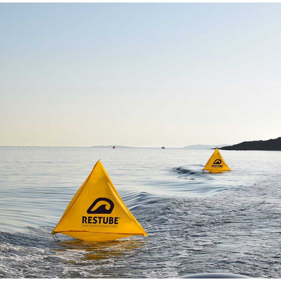 Boya de regata - RESTUBE GmbH - de PVC / amarilla