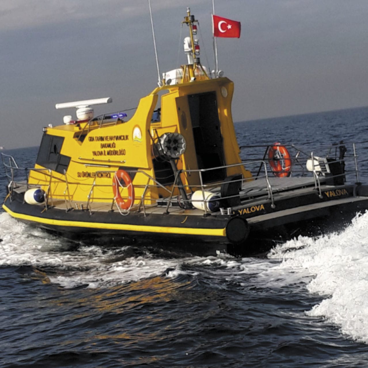 Barco profesional barco de vigilancia - IZ 1200 - Izmir Shipyard ...