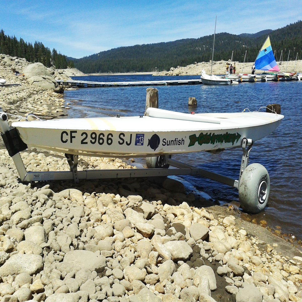 Carro de varada - 42 - wheeleez - para canoa y kayak / para barco