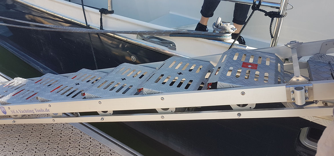 Pasarela para barco - SYT Sea Yachting Tools - escalerilla / manual / a ...