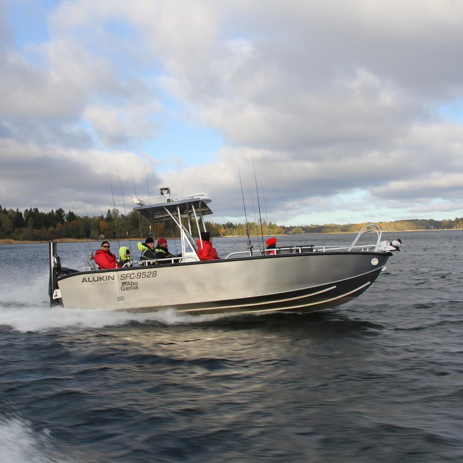 Barco de motor de pesca-paseo fueraborda - 750 - ALUKIN - open / con ...