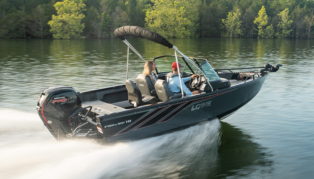 Runabout fueraborda - FS 1800 - Lowe - con doble consola / open / de ...