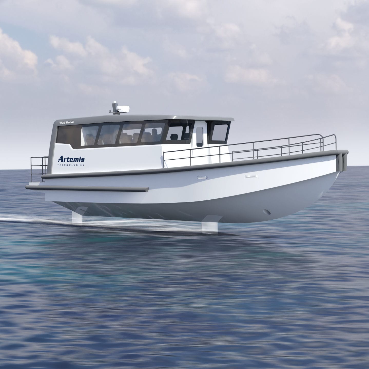 Barco profesional barco de trabajo - EF-12 XL - Artemis Technologies ...