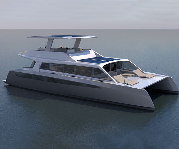Yate a motor de crucero - R6 - Ocean Renegade - con fly / con 3 ...