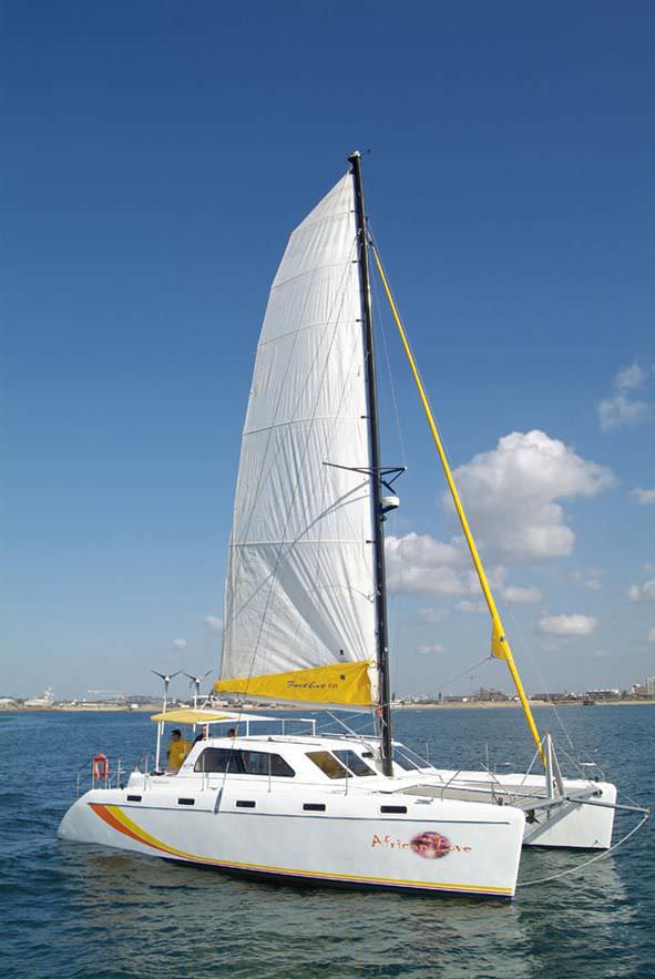 Catamarán - FastCat 435 - African Cats - de crucero / con popa abierta