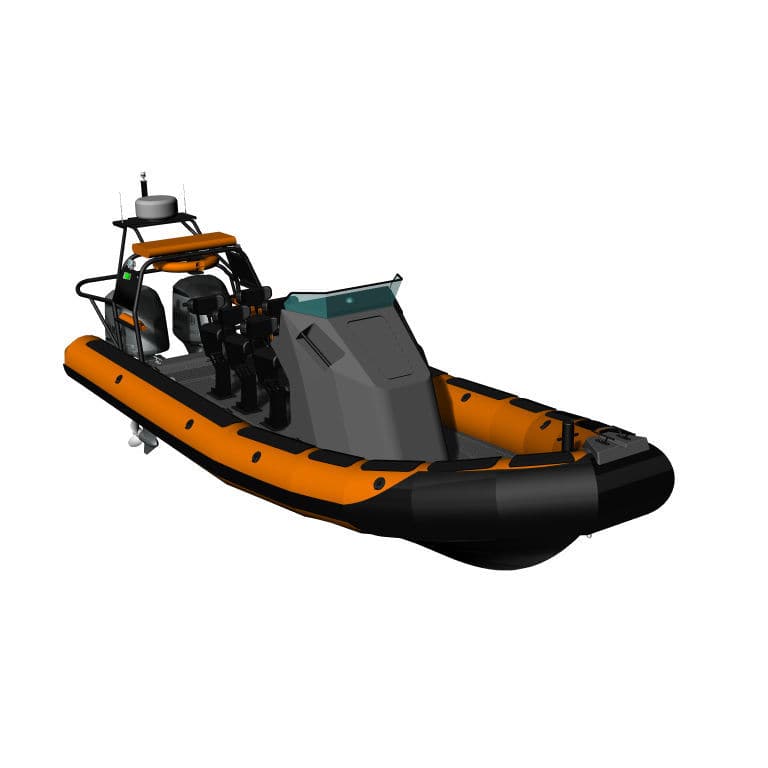 Barco profesional barco de vigilancia - Navigator 750 - KND Naval ...