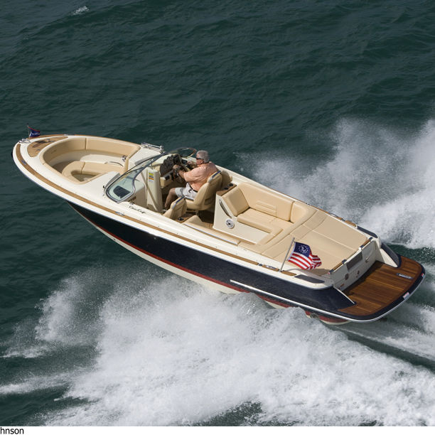 Runabout intraborda - LAUNCH 27 - Chris Craft - open / con doble ...