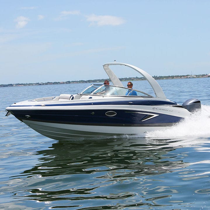 Runabout fueraborda - 270 XSS - Crownline - con doble consola / bow ...
