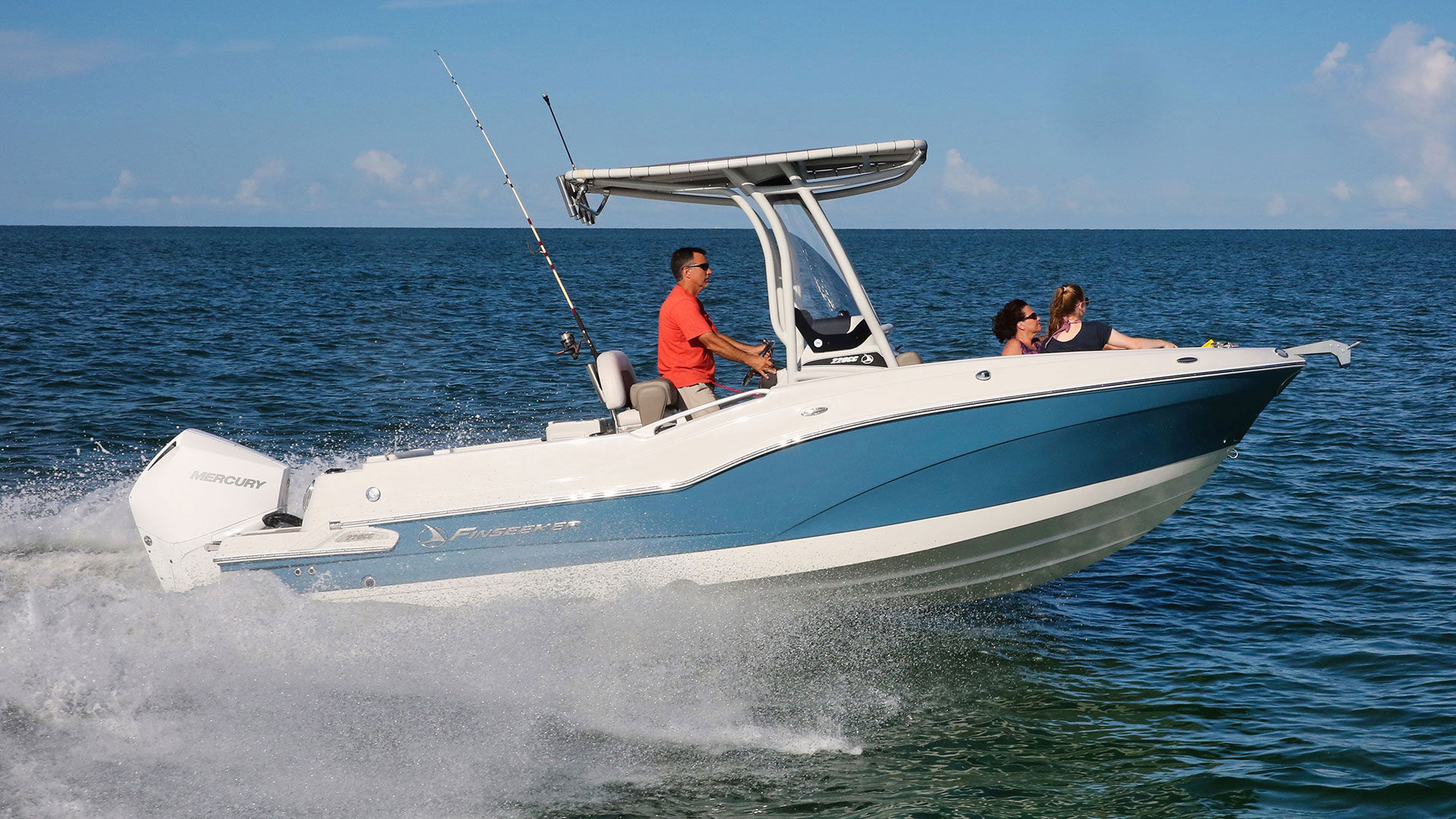 Barco open fueraborda - 220 CC - Crownline - con consola central / de ...