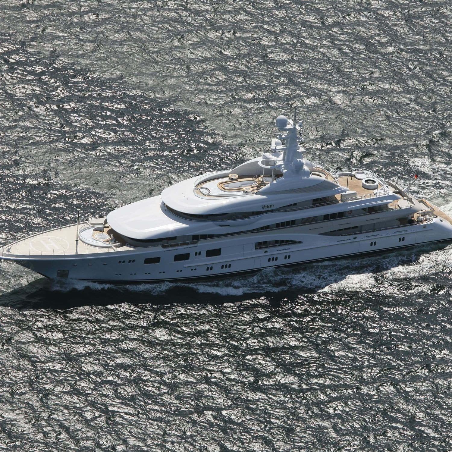 Mega-yate de crucero - VALERIE - Lurssen Yachts - con fly