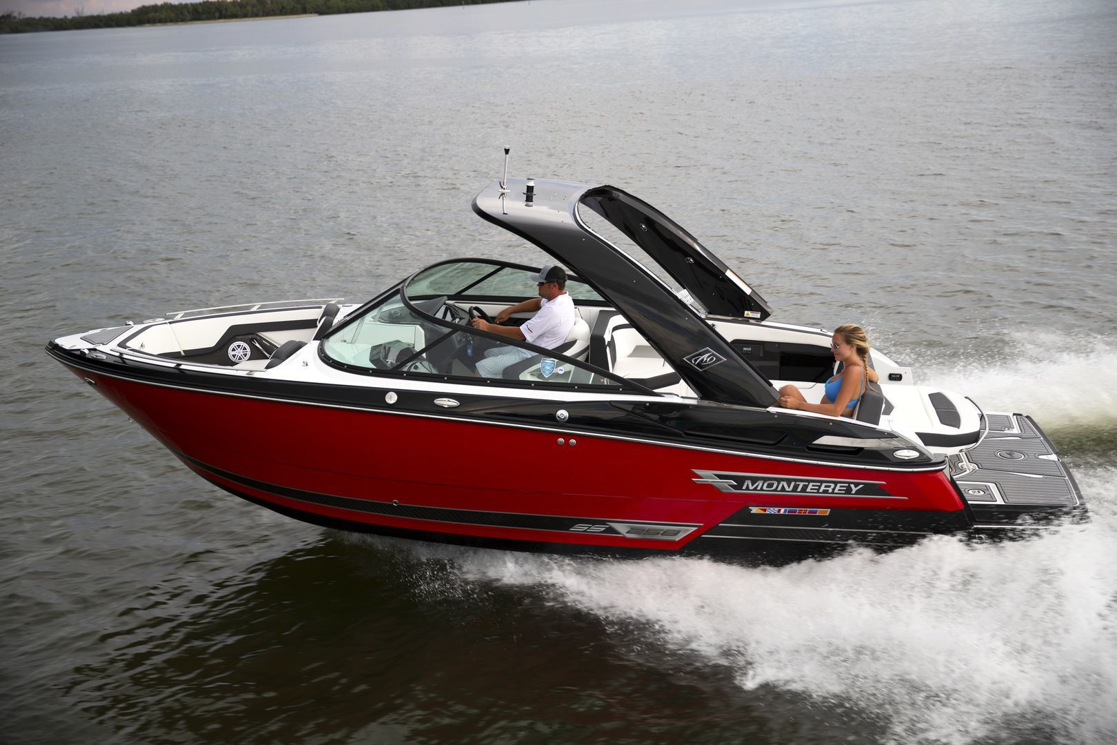 Runabout intraborda - 258SS - Monterey Boats - con doble consola / bow ...