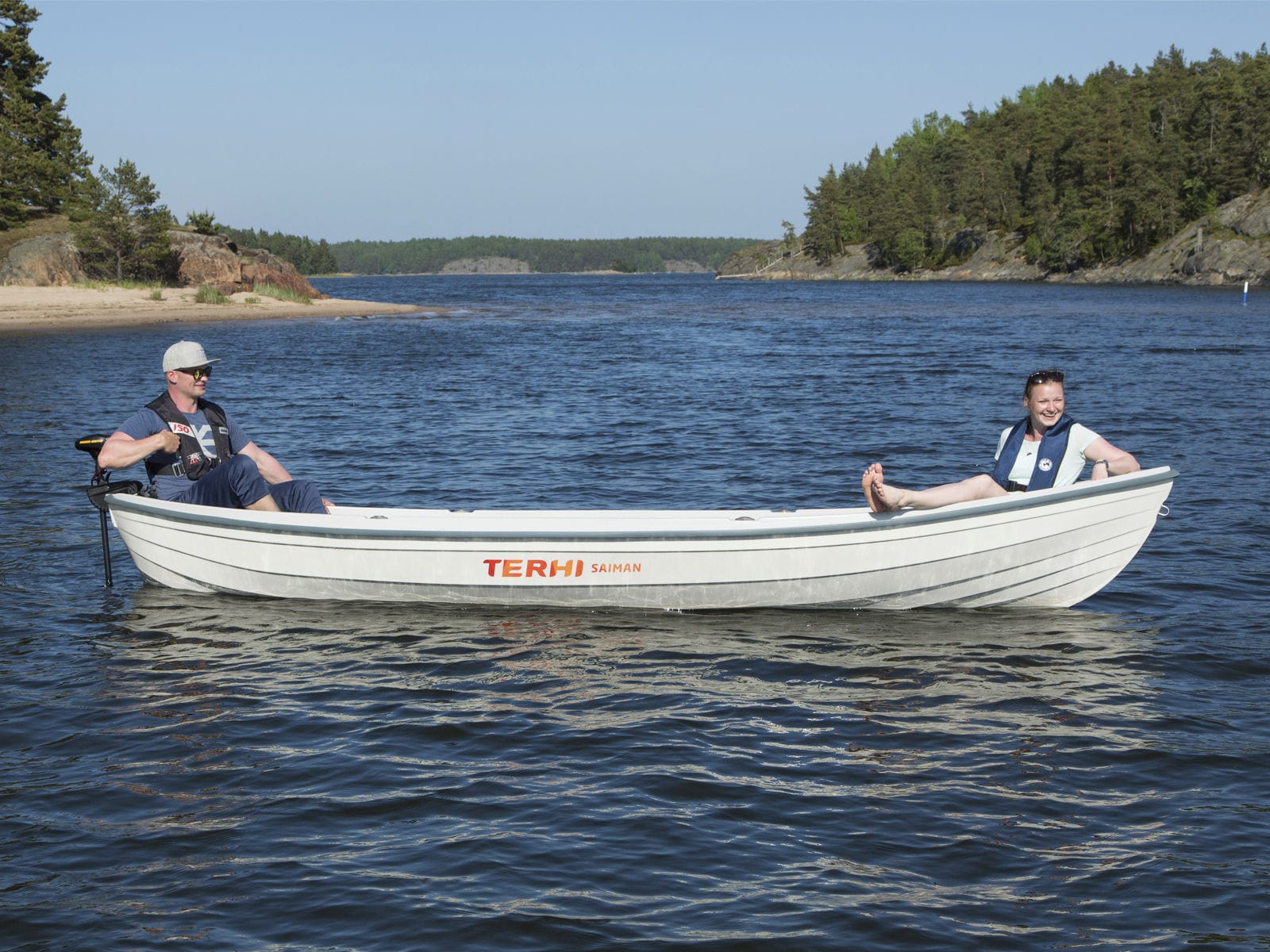 Bote fueraborda - Saiman Solar - Terhi Oy - eléctrico de energía solar ...