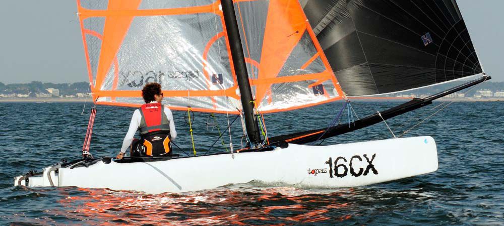 Catamarán deportivo para escuela / de recreo / doble / doble trapecio ...