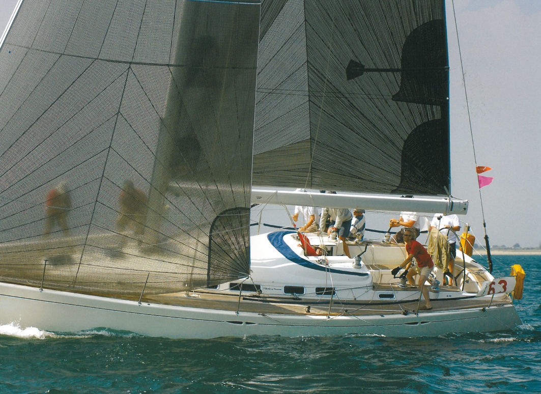 Velero de regata y crucero - X-43 - X-Yachts - con popa abierta / con ...