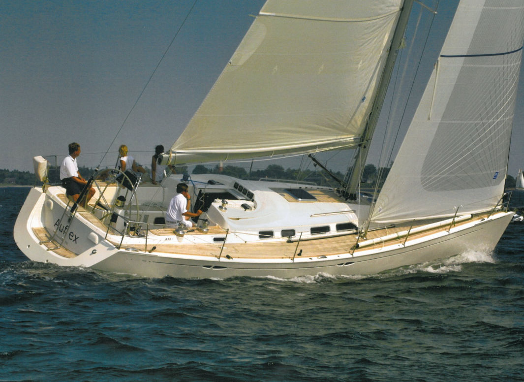 Velero de regata y crucero - X-43 - X-Yachts - con popa abierta / con ...