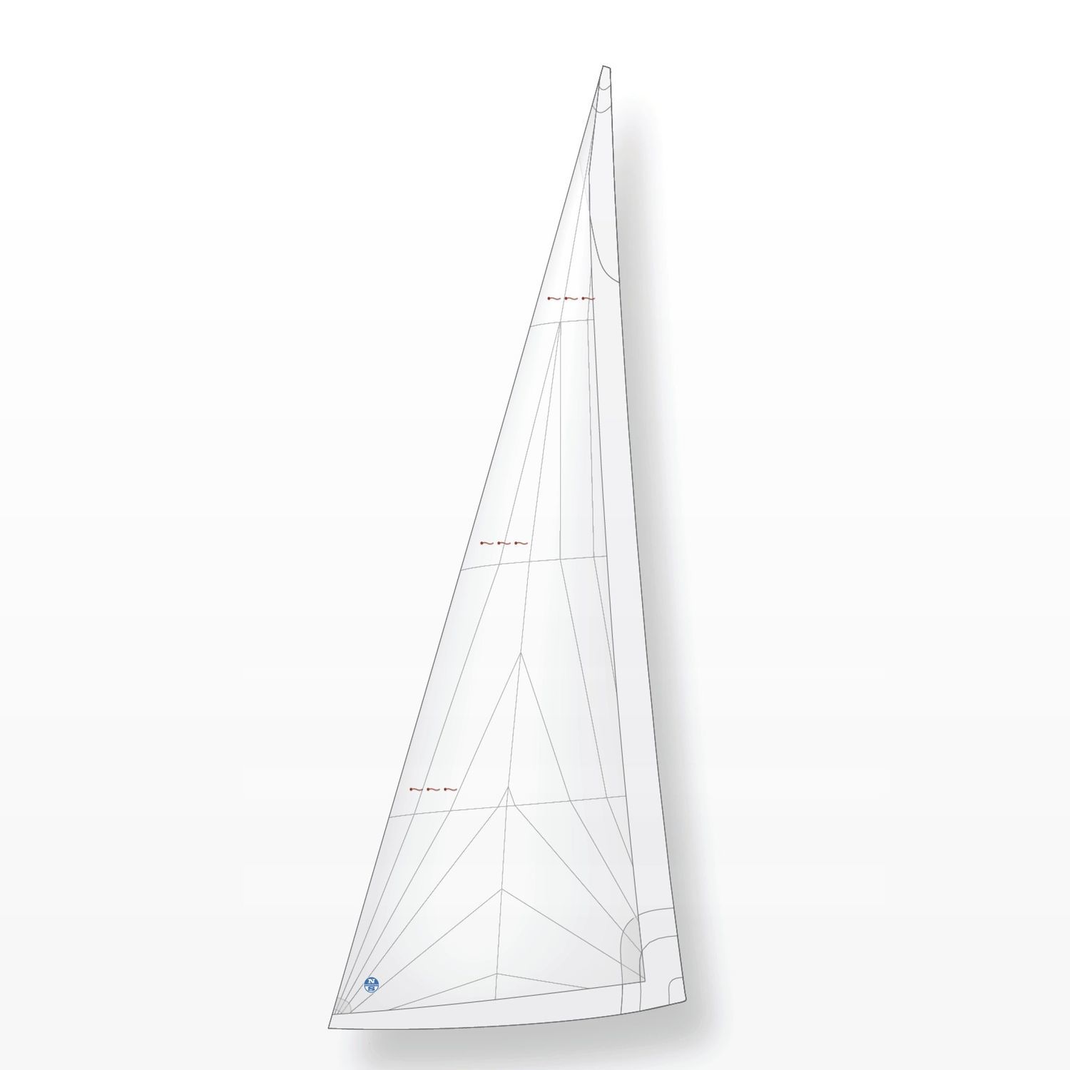 Foque - North Sails Sailmaking - para velero de crucero / de poliéster ...