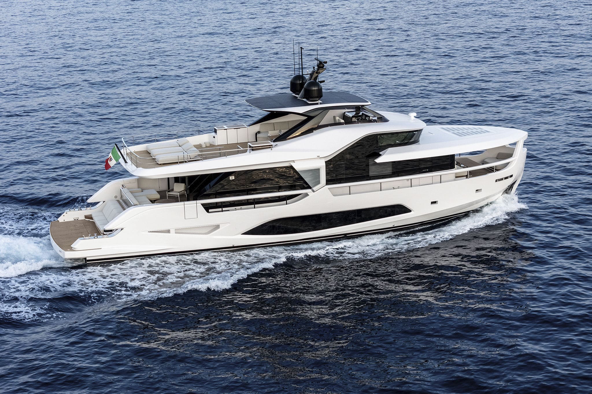 Yate a motor de crucero - Infynito 80 - Ferretti Yachts - clásico / con ...
