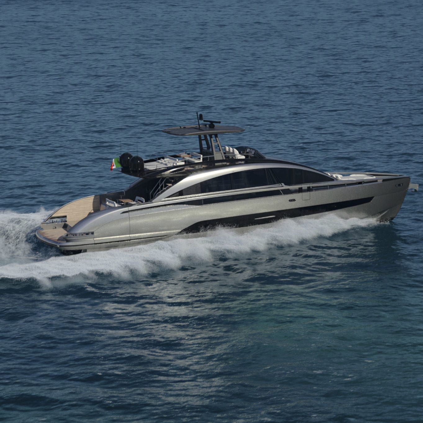 Yate a motor de crucero - GTX80 - Pershing - con fly / IPS / con 3 ...