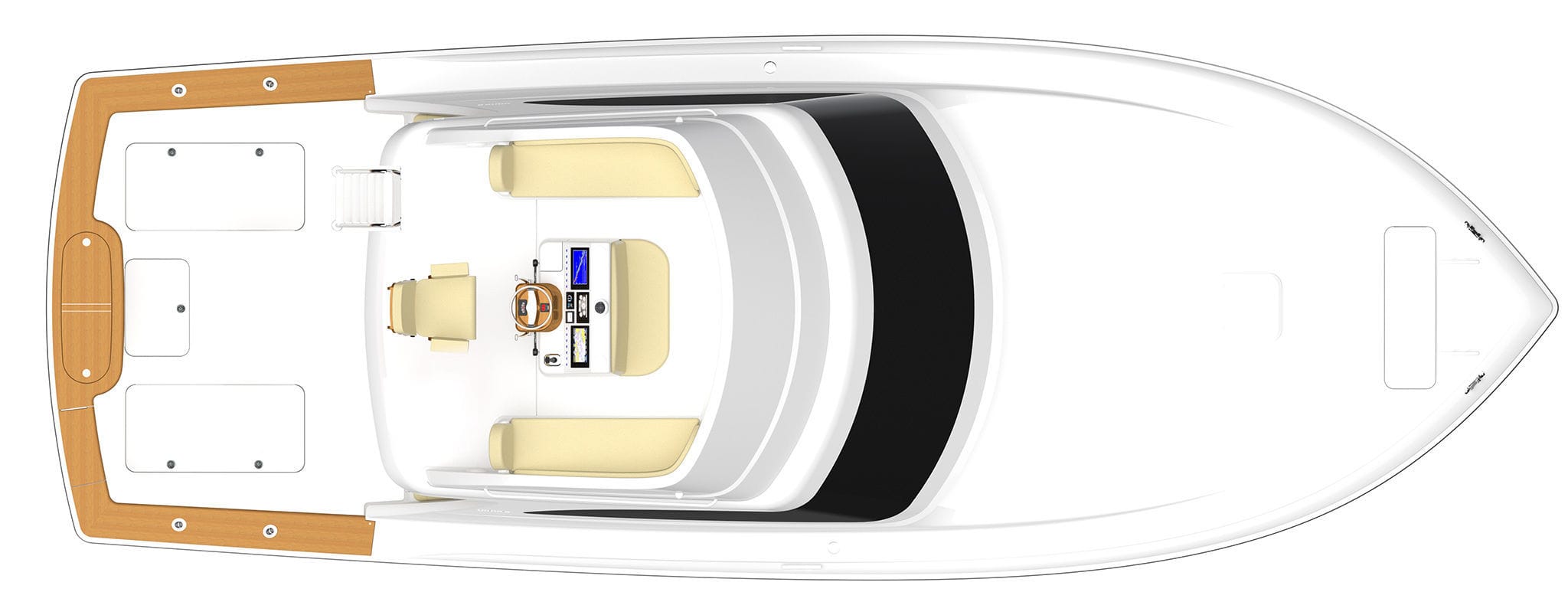 Barco cabinado intraborda - 38BF - Viking Yachts - diésel / open / de ...