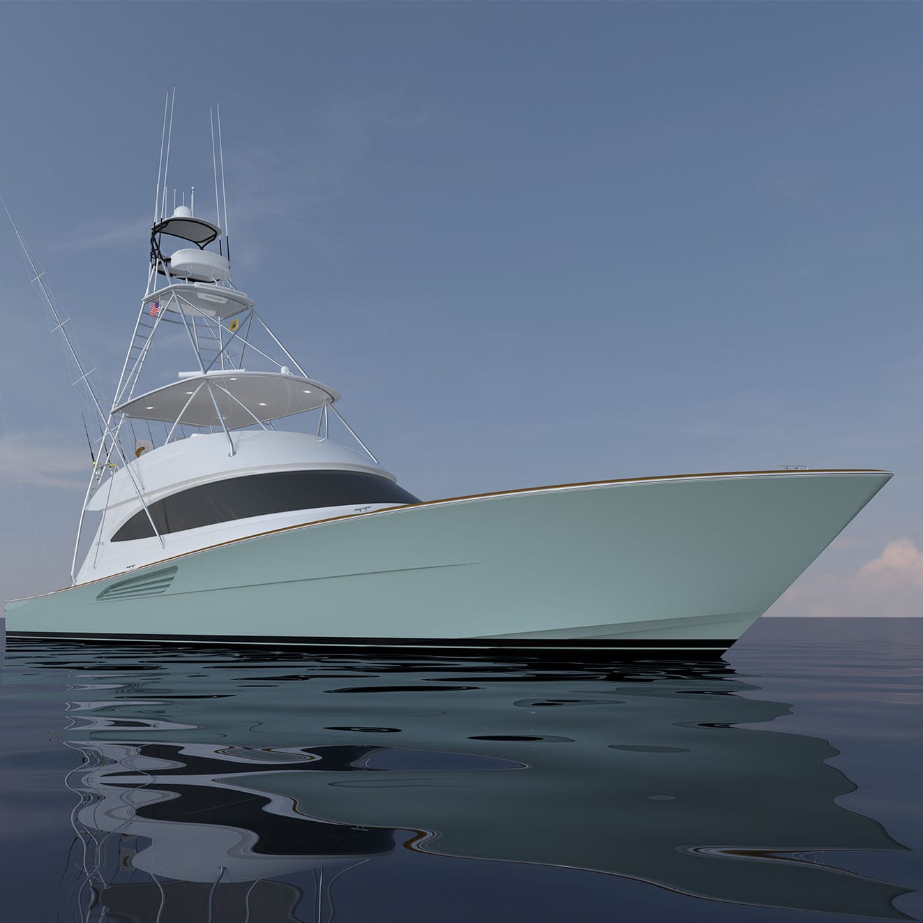 Yate a motor de pesca - 74C - Viking Yachts - de crucero / con fly