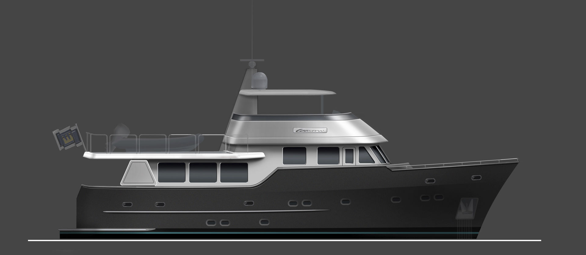 Yate a motor para expedición - W 65 - Warwick Yacht Design - explorer ...