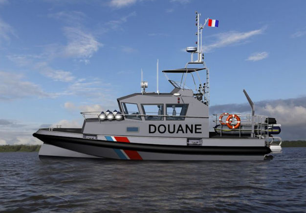 Barco profesional barco de vigilancia - GUARD 120 - Chantiers Allais ...