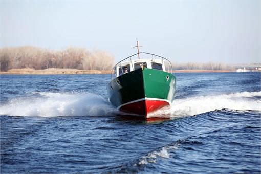 Trawler intraborda - Black Crown 30 - Devlin - de madera
