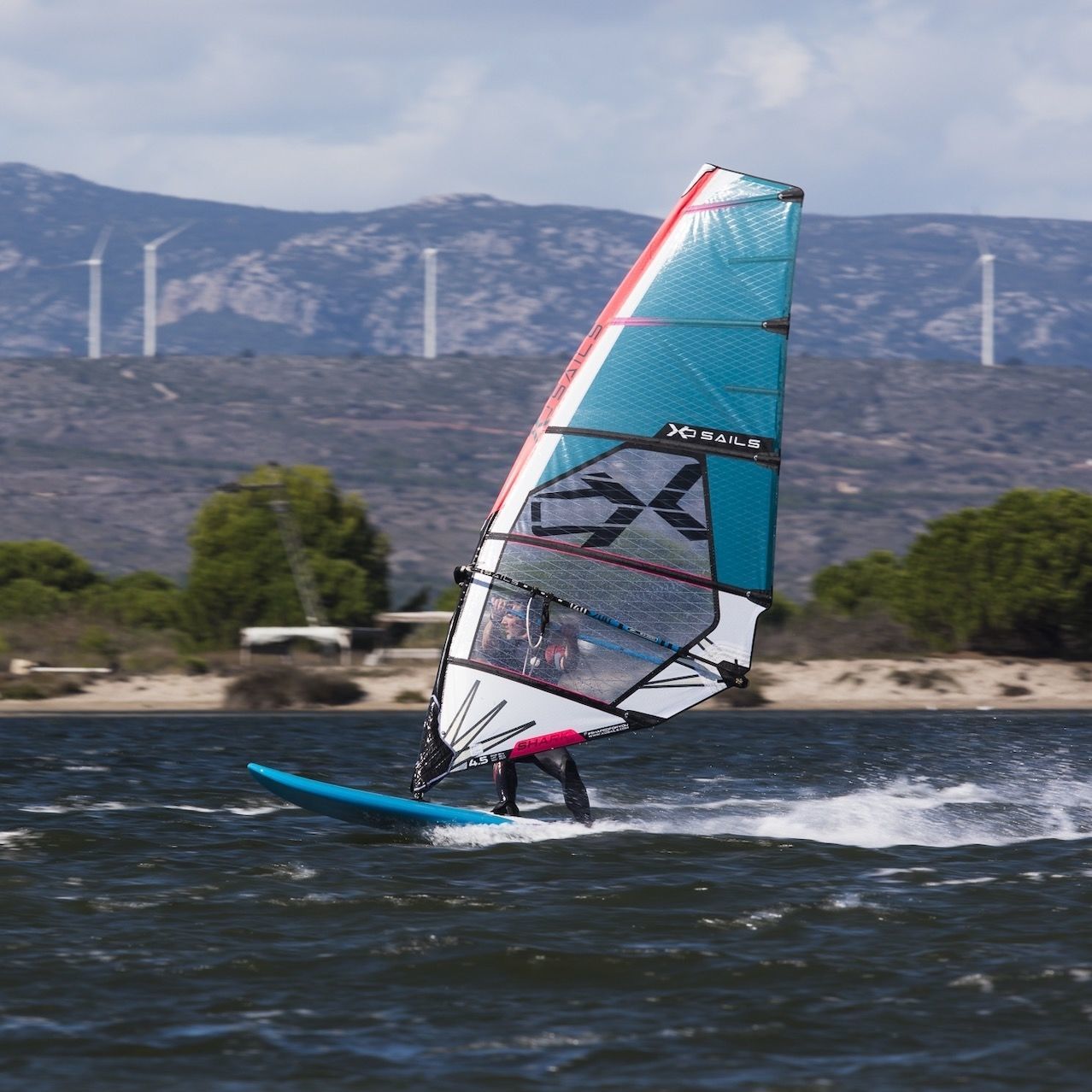 Vela de windsurf de wave - Shark v7 - Exocet - de freewave / 5 sables