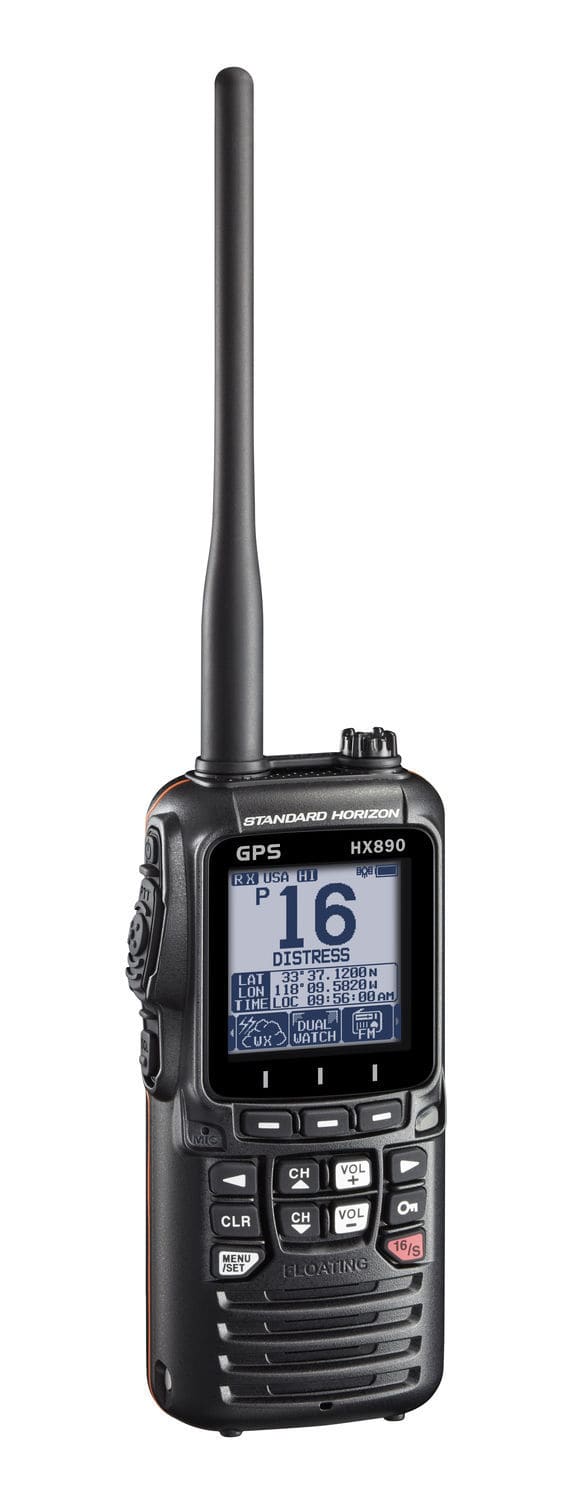 Radio para barco - HX890 - Standard horizon - portátil / VHF / estanca