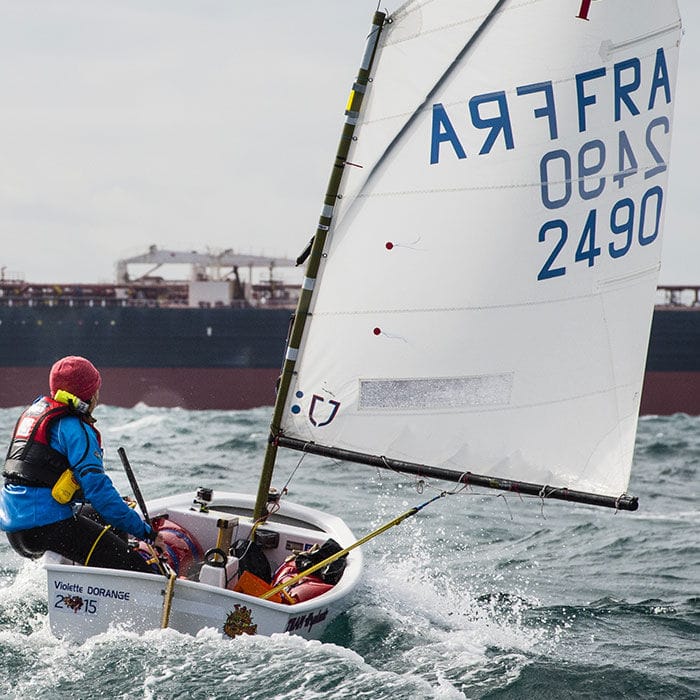 Barco de vela ligera Optimist - FUGU - Erplast - solitario / para niños ...