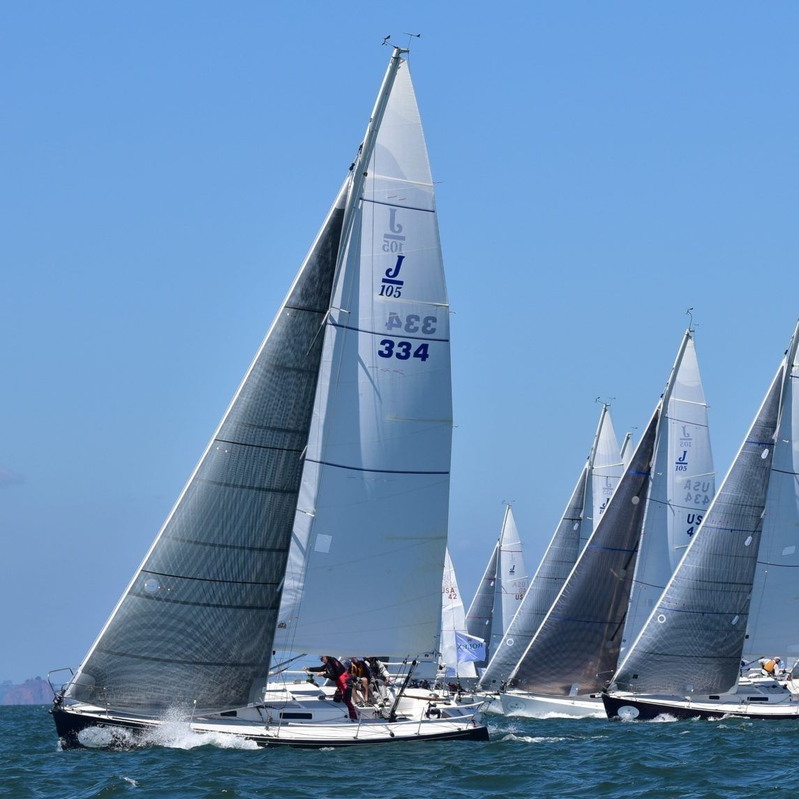 Vela mayor - J/105 - Doyle - foque / para barco de quilla monotipo de ...