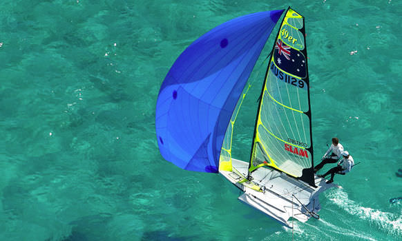 Barco de vela ligera doble - 49er - Mackay Boats - skiff / de regata ...