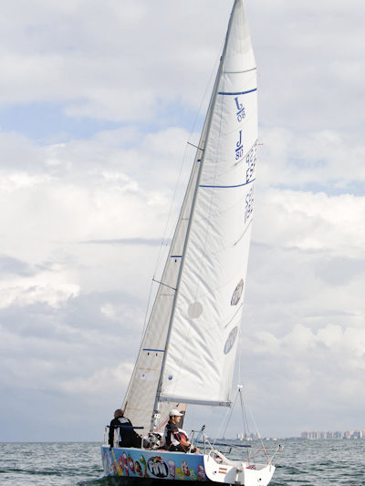 Foque - XPJ - Olimpic Sails - para barco de quilla monotipo de deporte ...