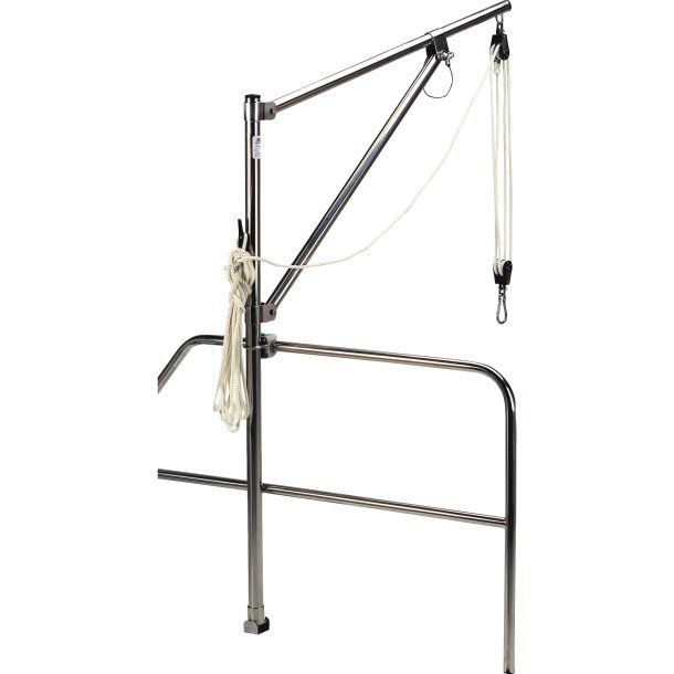 Pescante para barco - 39122 - Plastimo - manual / plegable / de acero ...