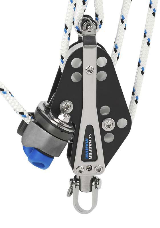 Polea simple - 504-75 - Schaefer - con mordaza / de mariposa / con arraigo