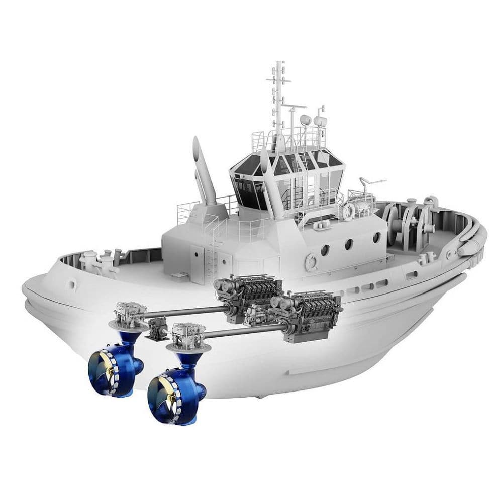 Sistema de propulsión para barco profesional - SYDRIVE-M - Schottel ...