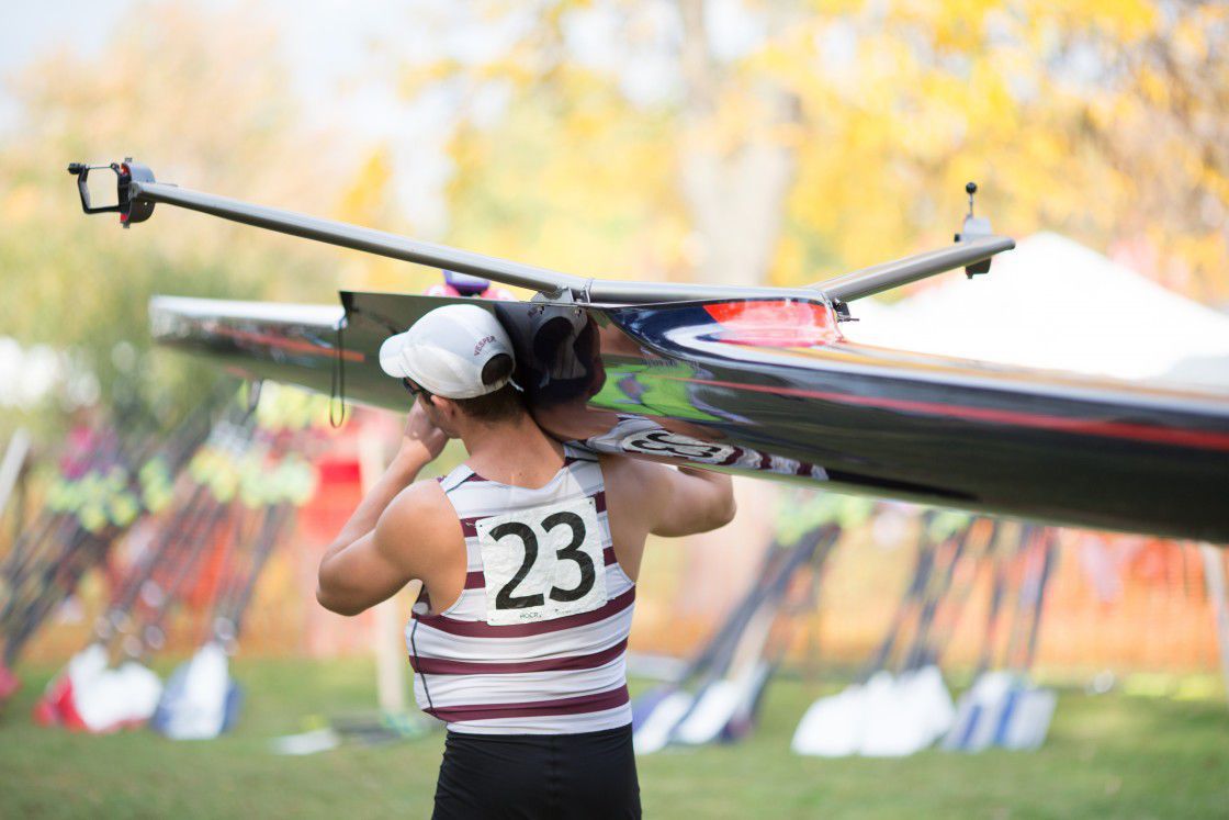 Barco de remo de competición - MEDALIST - Wintech Racing - cuatro scull
