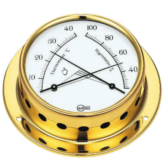 Termómetro analógico - 983MS - Barigo - higrómetro / comfortmeter / de ...