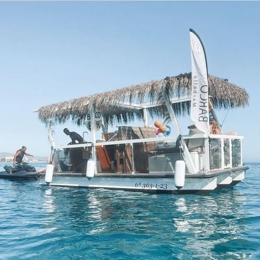 Barco pontón multicasco - 600 BARCOBAR - MOGGARO ALUMINIUM YACHTS ...