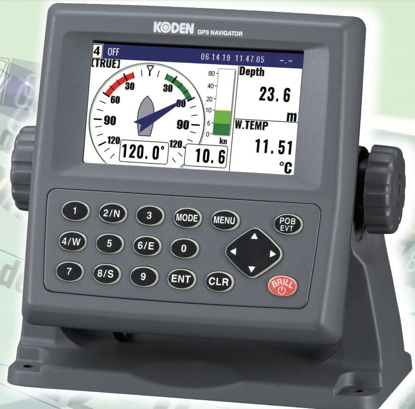 Instrumento multifuncional GPS - KRD-10 - Koden electronics - para buque / de color / fijo