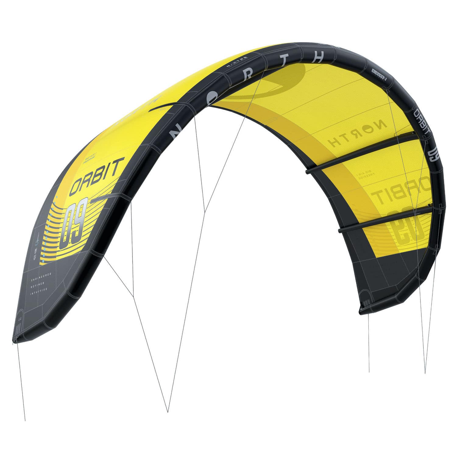 Cometa kitesurf C-shape - ORBIT - North Kites - de freeride