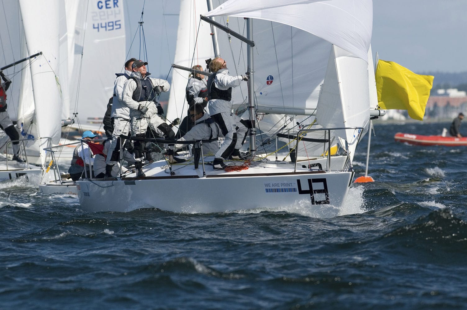 Foque - Ullman Sails - para barco de quilla monotipo de deporte / corte ...