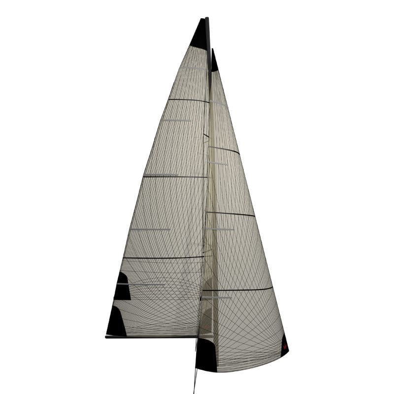 Vela mayor - ZONDA - ELVSTRØM SAILS - foque / para velero de carrera