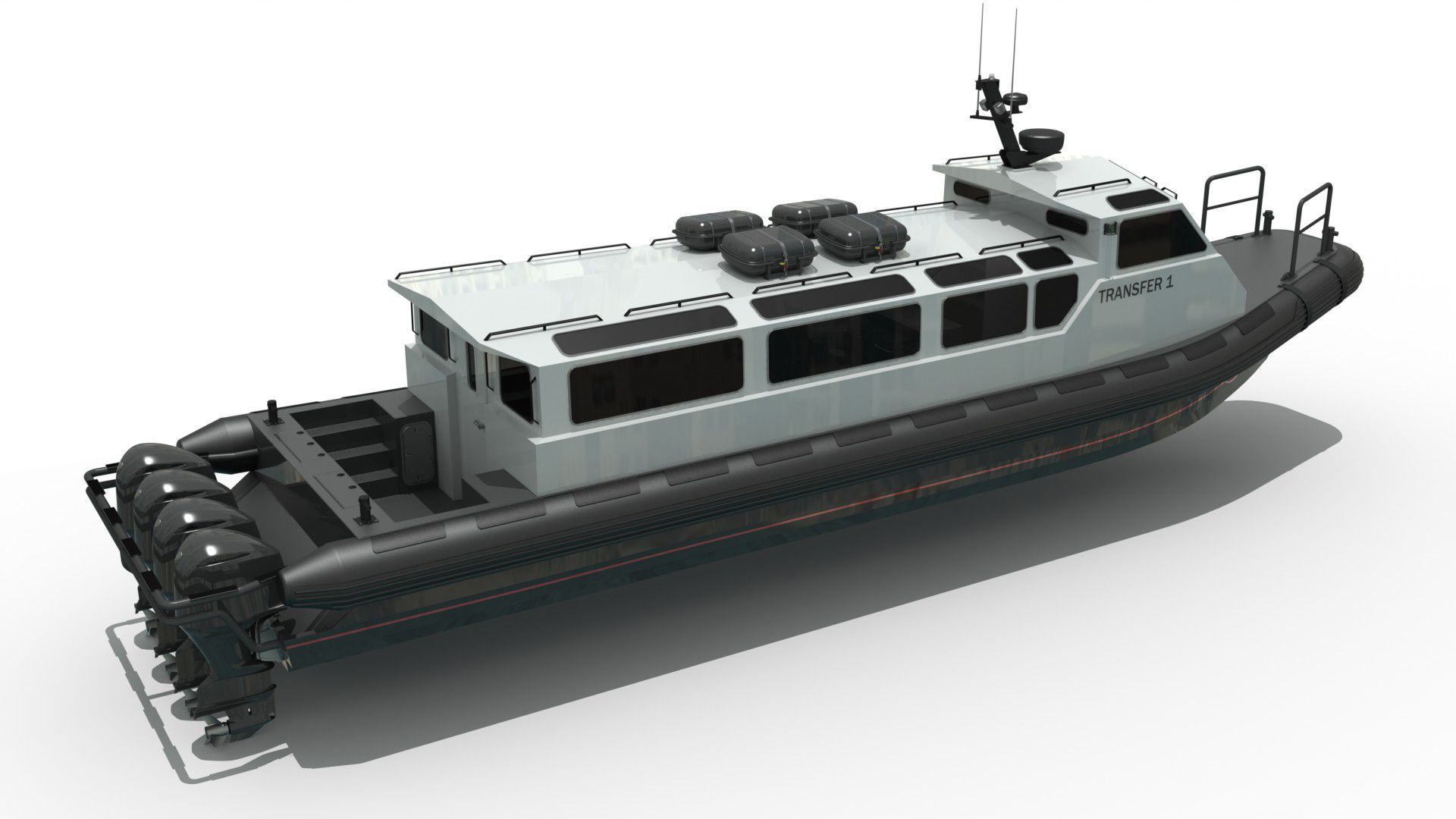 Barco profesional barco de transporte de tripulación - MRC1500 CABIN ...