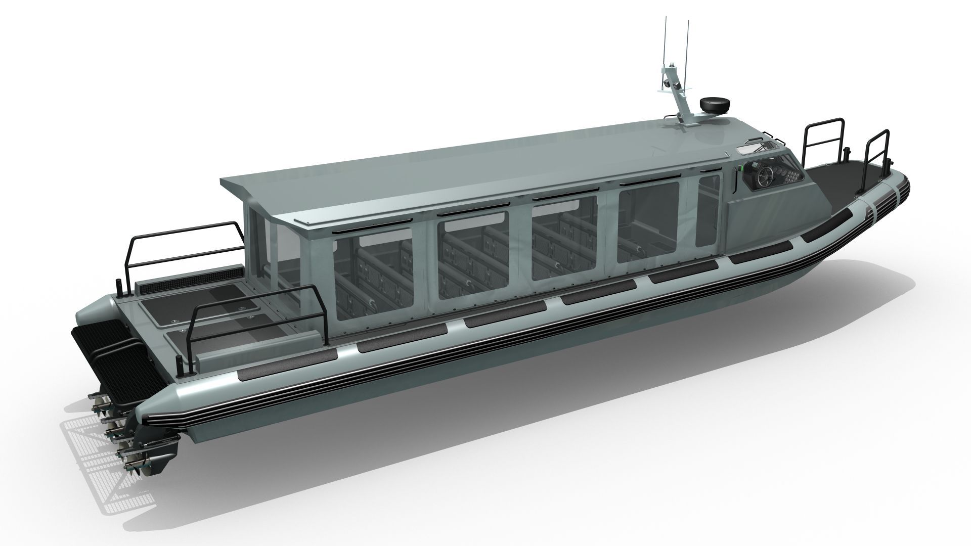 Barco profesional barco de transporte de tripulación - MR-1500 SEMI ...